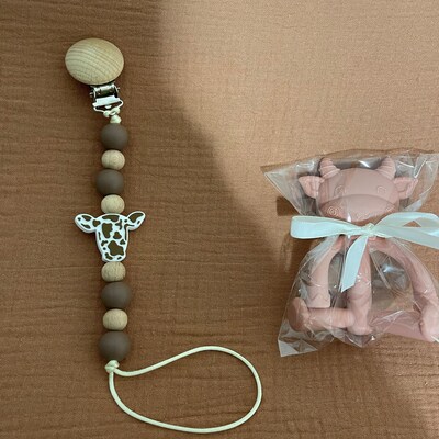 Farmhouse Pacifier Cow Pacifier Farm Pacifier Baby Gifts Mama Gifts ...