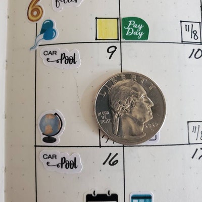 Small Brain Stickers for Bullet Journal and Planners - Etsy