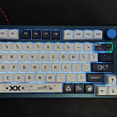 Handmade SA Profile Backlit Key Cap Hidden Fairyland Wood & Resin ...