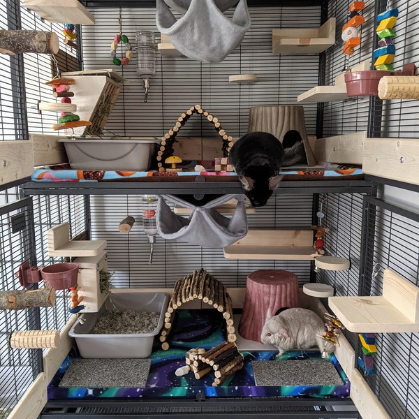 Original Full Sets of Cage Guards / Cage Poop Guards - SAFEST & MOST ...