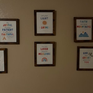 Bundle, Kids Bible Verse, Wall Art, Scripture & Learning Posters ...
