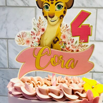 Printable Nala Girl Cake Topper, Nala Lion King Cake Topper Birthday ...