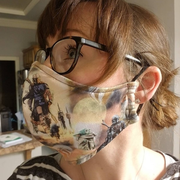 Four Size Face Mask Pattern and Instructions | Large | Medium | Small ...