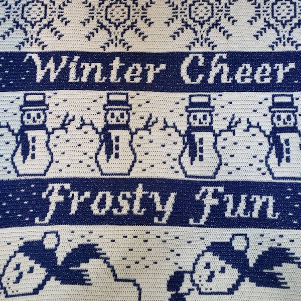 Ashley's Free Spirit Afghan - Mosaic Crochet Pattern - Etsy