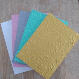 Pack of 04: Handmade Blank Card Packs Floral Card Packs - Etsy