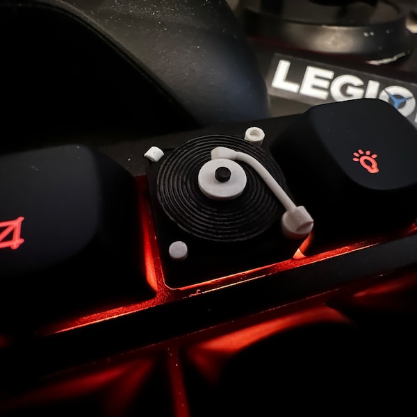 Handmade Record Player Keycap - Artisan Keycaps for Cherry MX Keycap ...