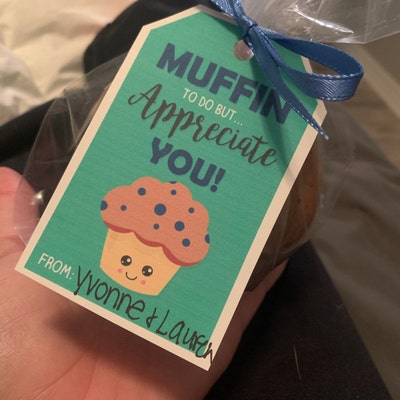Printable MUFFIN to Do but Appreciate You Muffin Tag Instant Download ...