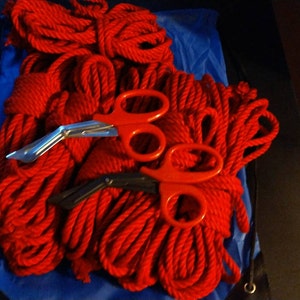 Purple Bamboo Silk Rope | Etsy