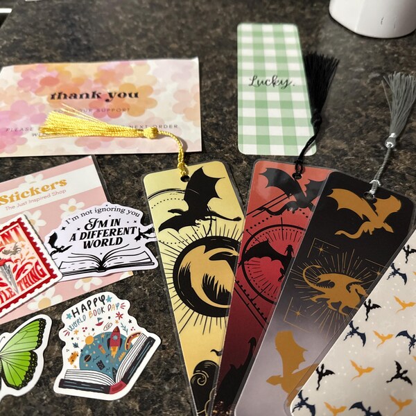 Cloud-themed Bookmarks Set or Individual | Just One More Chapter ...