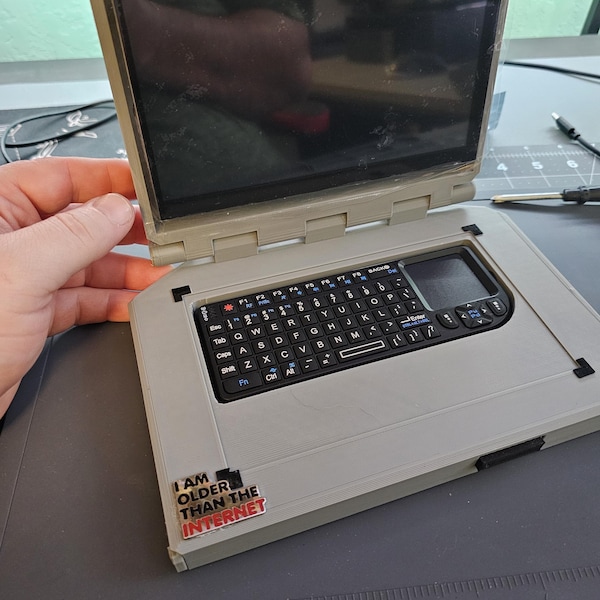 Cyberdeck Portable Laptop Work Station Frame, Pi_book W/battery Bay for ...