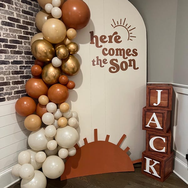 Rustic Boho Balloon Garland Kit | Fall Harvest Balloon Arch | Spiced ...