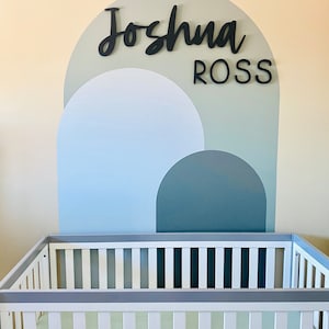 Sunrise Modern Arch Wall Decal Peel and Stick Arch Wall Sticker ...