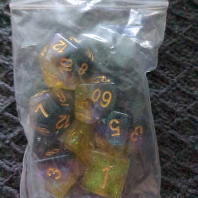 Nonbinary Flag Dice Nonbinary Dice Layer Dice Non Binary Flag Dice D&D ...