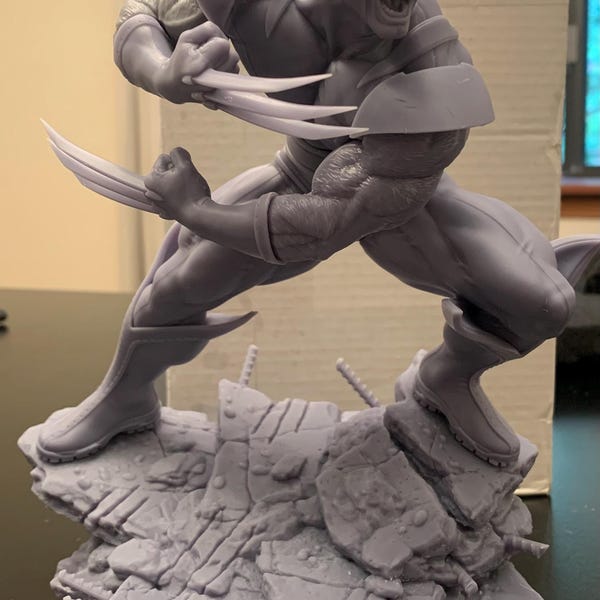 X-men Wolverine Custom Statue - Etsy