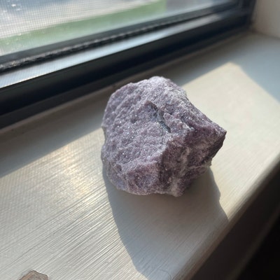 Large Natural Rough Lepidolite Stone Chunk Over 1/2 Pound Healing Crystals and Stones Raw ...