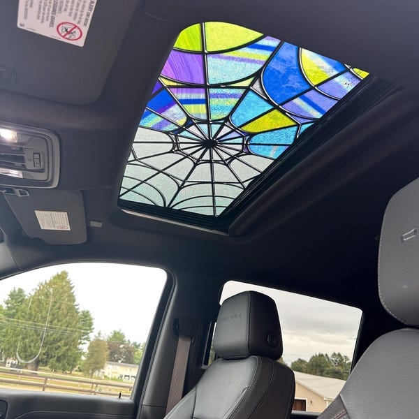 Stained Glass Premium Window Film, Custom Size, Frosted- Wednesday ...