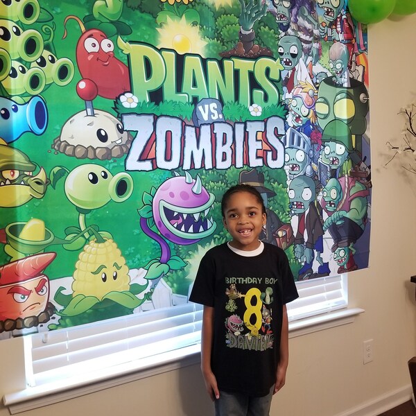 Plants Vs Zombies Shirt, Plants Vs Zombies Birthday Shirts, Plants Vs ...