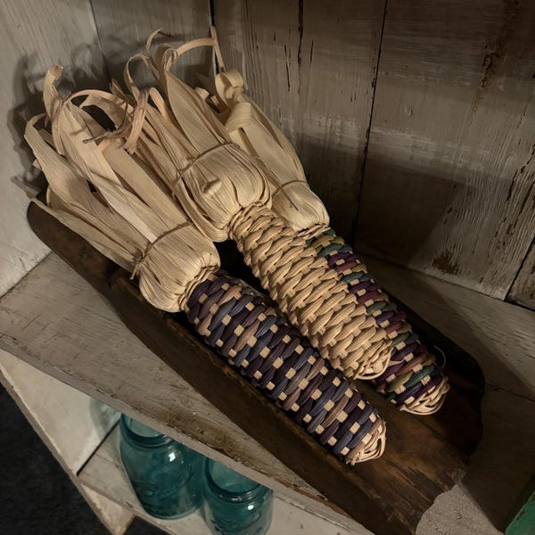 Handmade Woven Corn | Fall Décor - Etsy