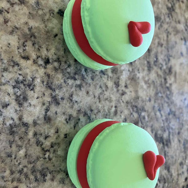Faux Whimsical Bat Macarons, Halloween Bat Decor, Faux Sweets, Fake ...