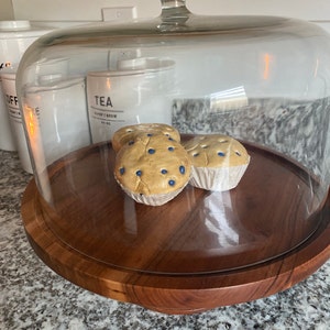 Fake Blueberry Muffins Faux Muffins Fake Baked Goods Tiered Tray Decor ...