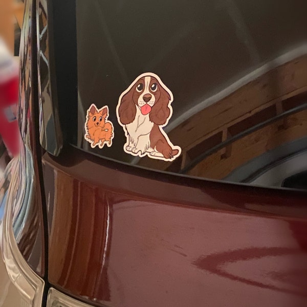 Spaniel Sticker || English Cocker, Field, Springer, Chibi Puppy Dog ...