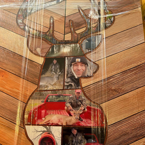 Personalized Deer Hunting Memories, Custom Hunting Collage Canvas ...