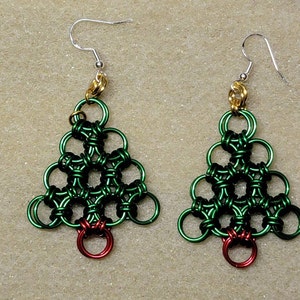 Tutorial: Helix Earrings beginner Chainmaille Project PDF - Etsy