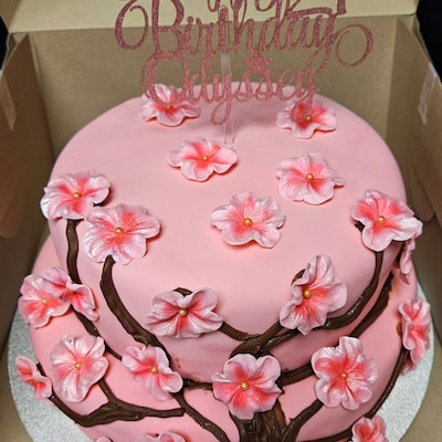 Gumpaste Cake Decorations WHITE Gum Paste Blossoms 24 Piece - Etsy