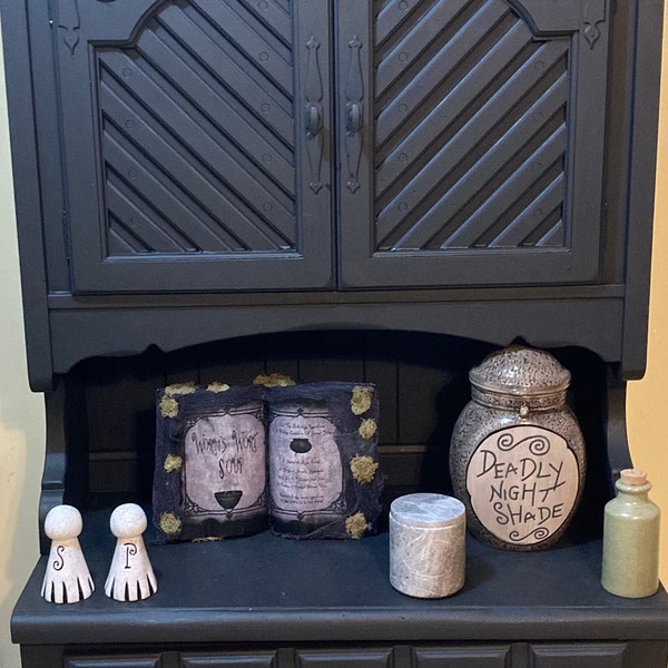 The Witches' Lair Apothecary Chest, Halloween Home Decor, Halloween ...