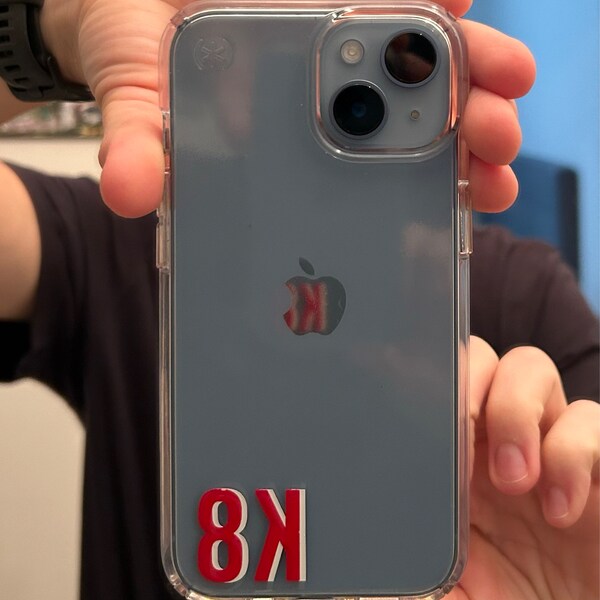 Double-layer Vinyl Monogram Decal Shadow Block Monogram Decal Monogram ...