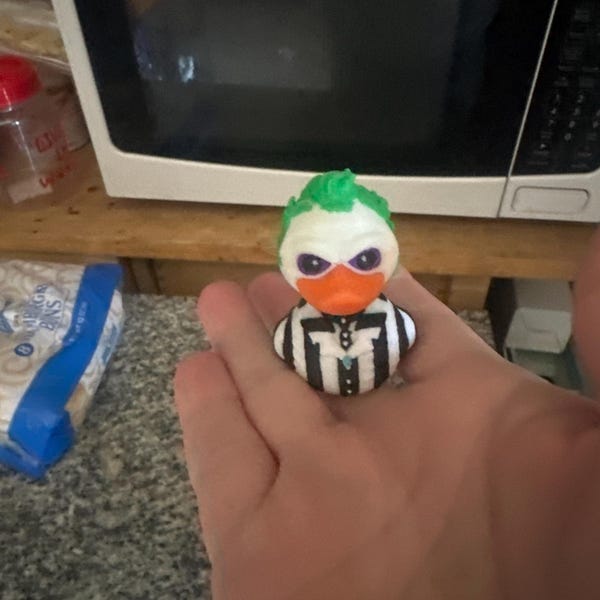 Jason Voorhees Duck 3D Printed Mini Small Large Size Jeep Duck Plastic ...