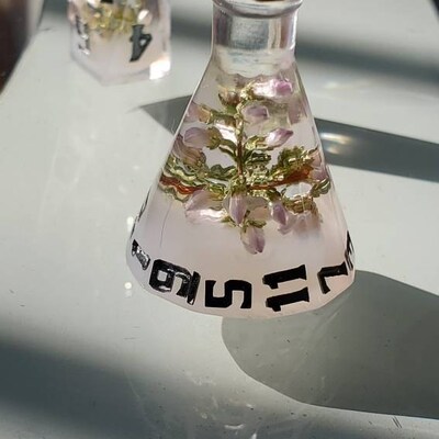 Terrarium Dice Flower Dnd Sharp Edges Dice Set, Plant Druid Dice ...