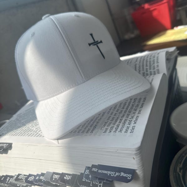 Hat - “3 Nails and A Cross” - Etsy