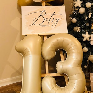 Personalised Event Welcome Sign Foliage Acrylic Poster Print Entrance ...