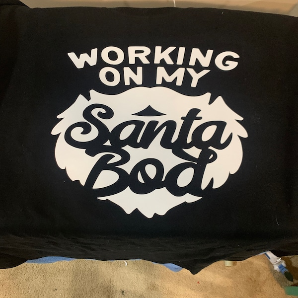 Working on My Santa Bod Svg Eps Png Dxf Cutting Files for Silhouette ...
