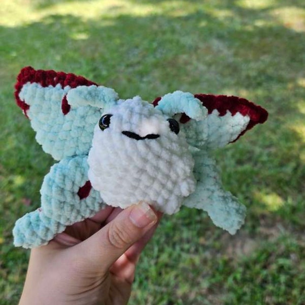 Mini Luna Moth Low Sew Crochet Pattern - Etsy