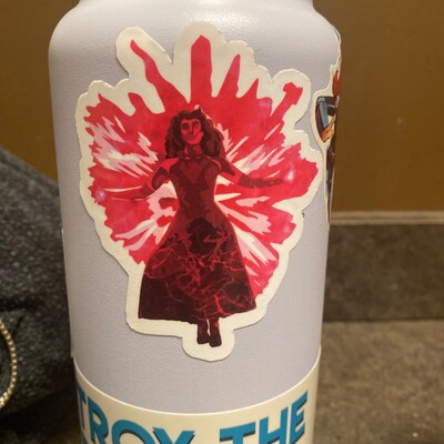 The Scarlet Witch Sticker Wandavision Sticker Wanda Maximoff - Etsy