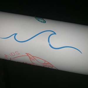 Ocean Wave Vinyl Decal Vinyl Sticker Wave Decal Ocean | Etsy