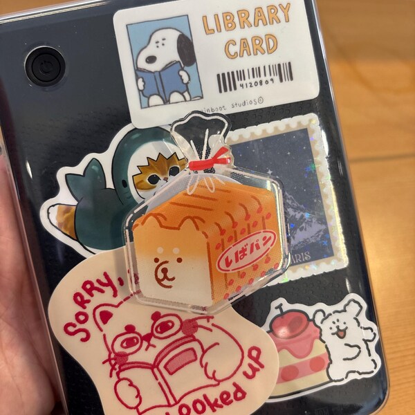 Cute Snoopy Miffy Peanuts Reading | Library Card Stickers - Glossy ...