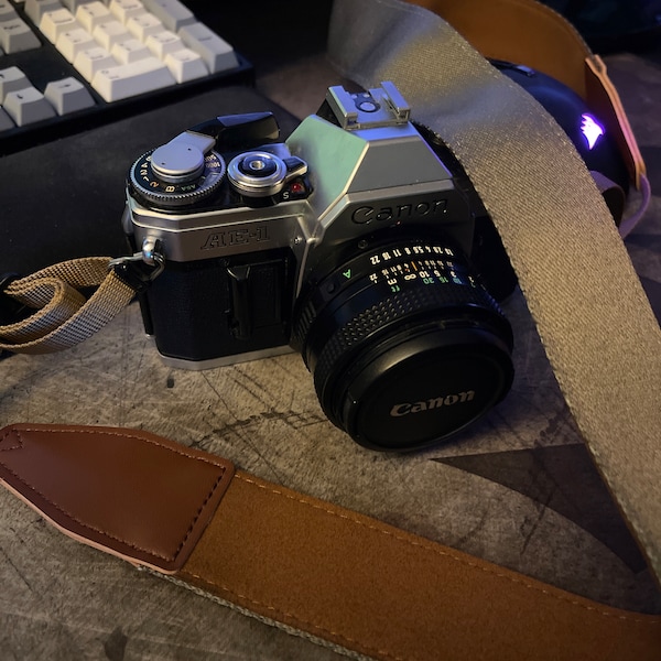 Solid-colored Camera Strap | Simple Modern Design | Outdoor Aesthetic ...