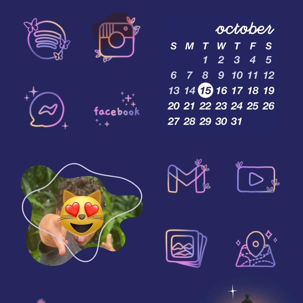 Cottagecore Pixel Cute Aesthetic Ios App Icons, Kawaii Pixel Wallpapers ...