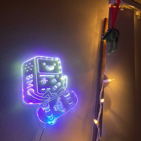 Yoshi Game Room Light Sign, Super Mario Bros Night Light, Neon Colors ...