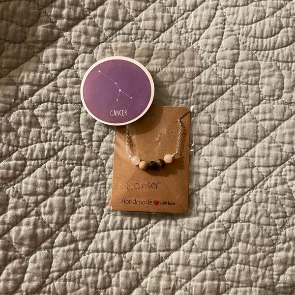 Handmade SCORPIO Custom Crystal Chip Necklace, Healing Crystal ...