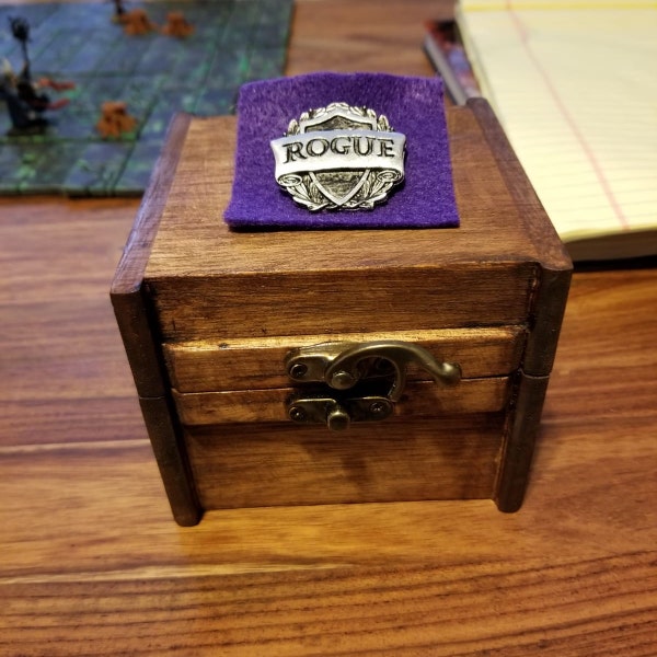 Rogue Class Badge - RPG Character Class Pin - Handcrafted Pewter ...