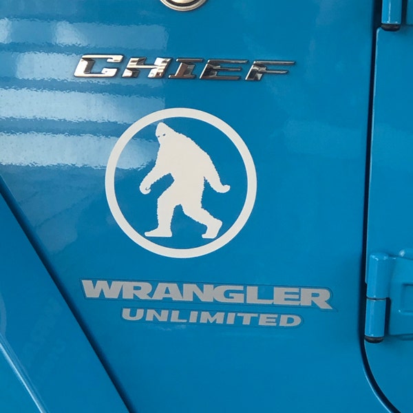 Bigfoot Sasquatch Vinyl Decal Sticker for Car Truck Rv Camper Van Atv ...