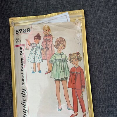 Vintage Simplicity 7741 Size 10, Cathy Hardwick Design, Button Up, Long ...