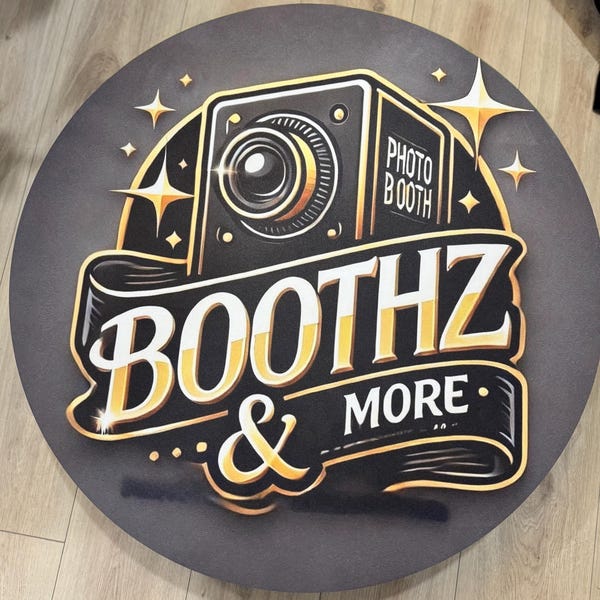 360 Photo Booth Vinyl Logo - Personalized Decal Wrap for Your 360 ...