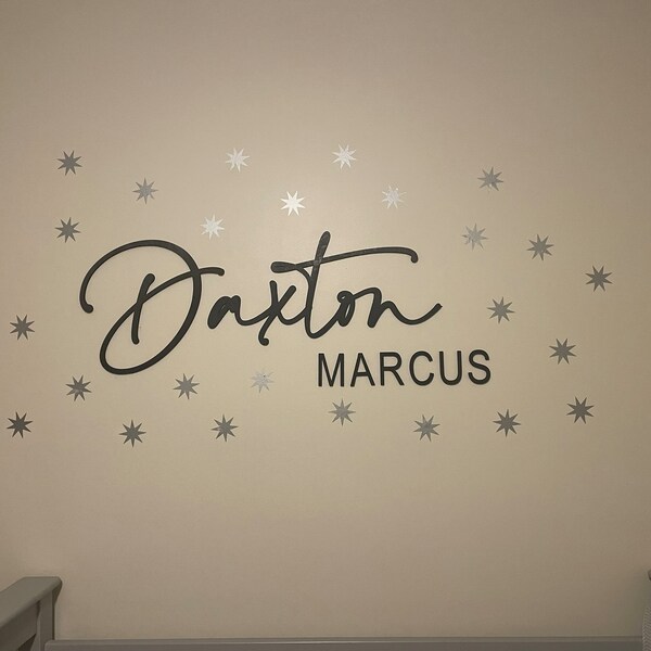 Gold Ceiling Decals. 2 Inch Stars. 8 Point Star Decals. Geometric Wall ...