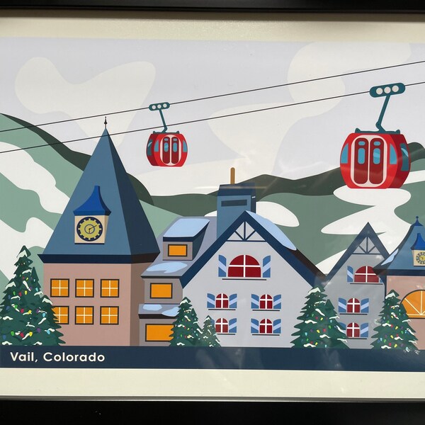 Denver Poster, Denver Wall Art, Denver Travel Poster, Colorado Travel ...