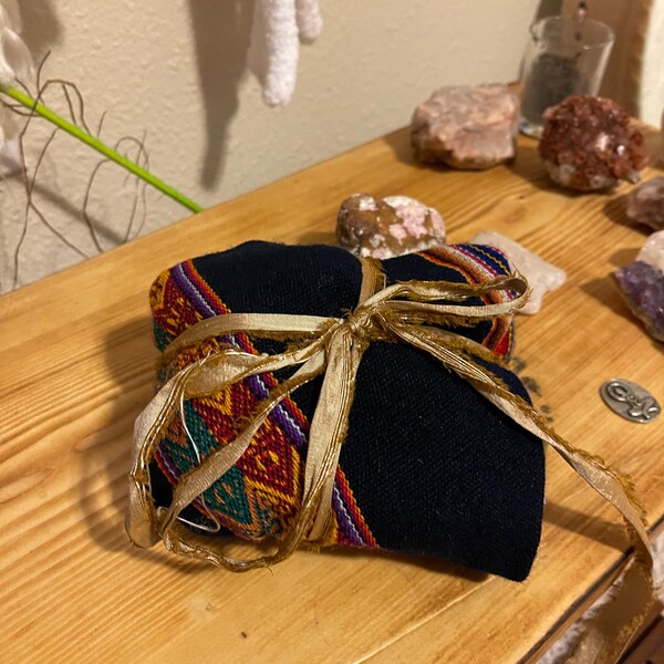 Shaman Mesa Cloth Inca Shamanism Handamde Mestana, Sacred Space Display ...